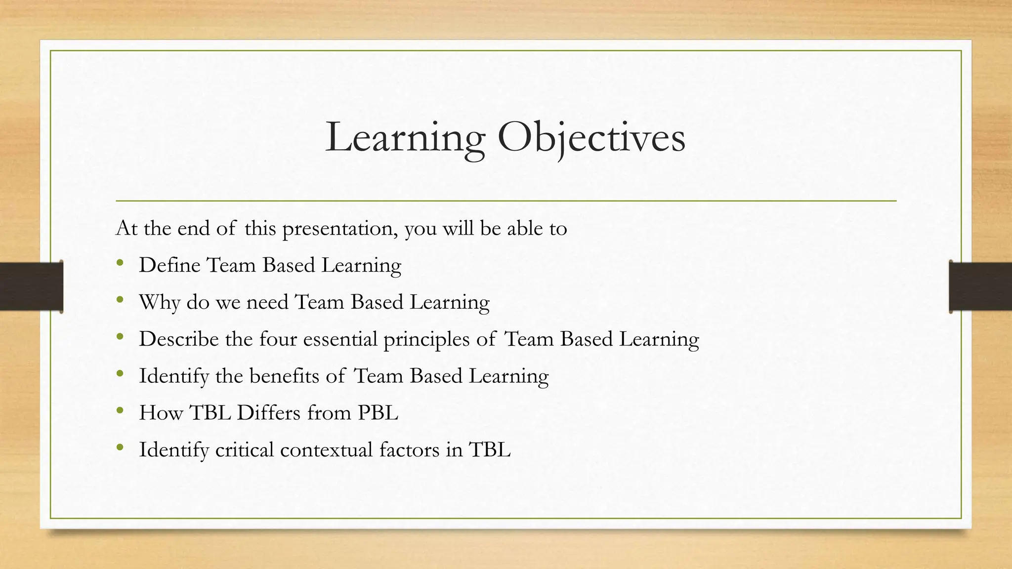 TEAM BASED LEARNING in Medical Education .pptx