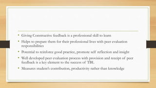 TEAM BASED LEARNING in Medical Education .pptx