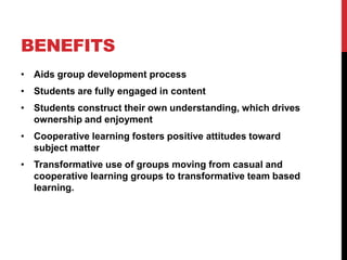 Team-based learning in the college classroom | PPTX