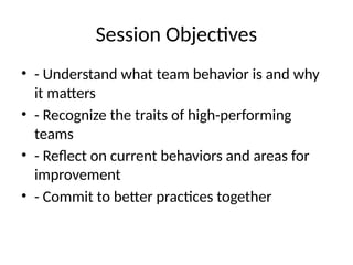 Team_Behavior_Presentation simple .pptx