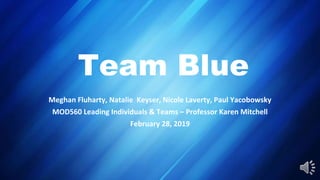 Team blue powerpoint | PPTX