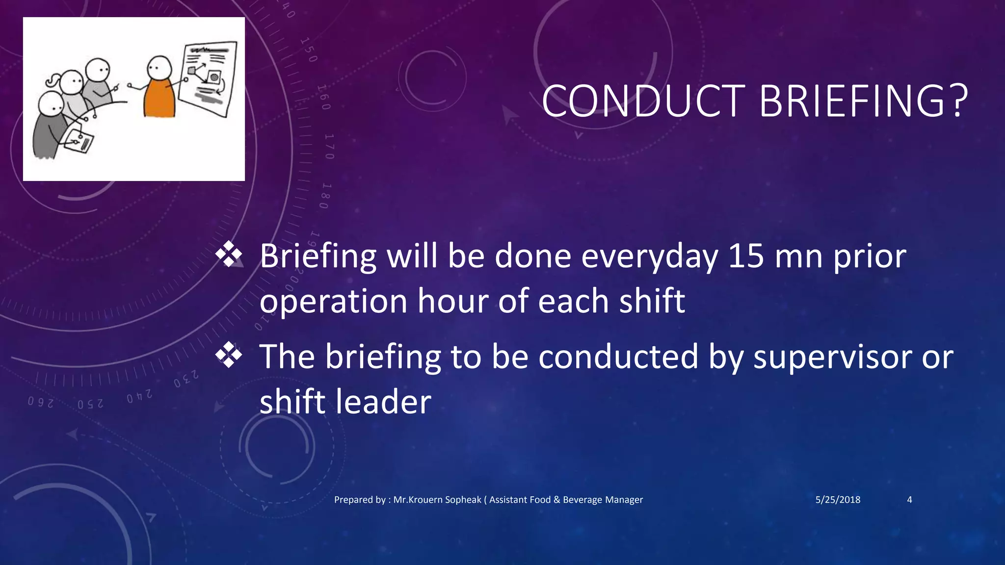 Team briefing effectively | PPTX