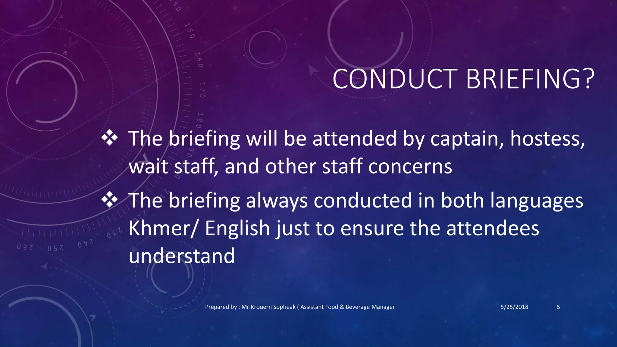 Team briefing effectively | PPTX