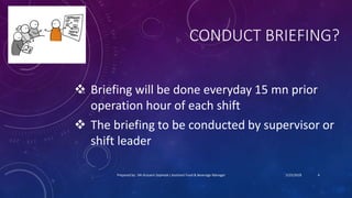 Team briefing effectively | PPTX