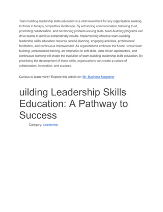 Team BTeam Building Leadership Skills Education_ A Pathway to Success.pdf
