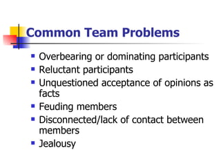 Teambuilding | PPT