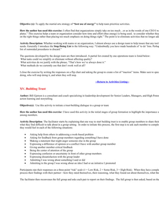 Team building | DOC | Sports