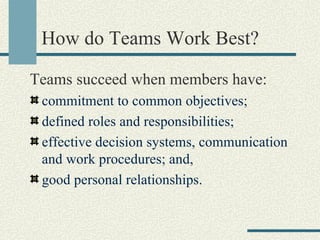 Team building | PPT