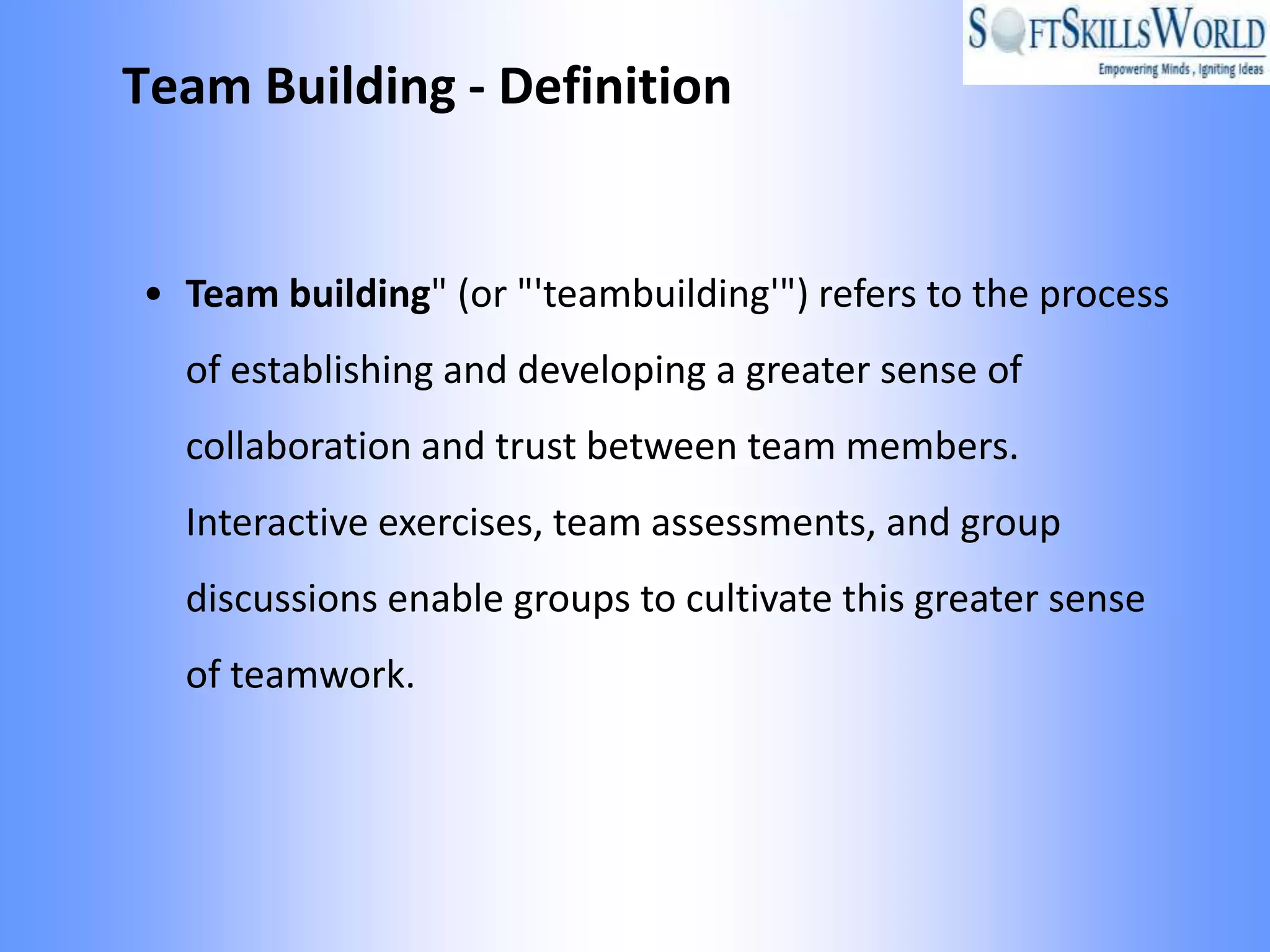 Team building | PPTX