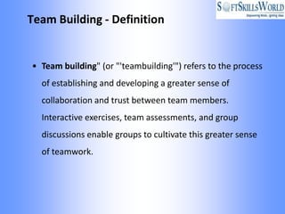 Team building | PPTX | Career Advice | Careers