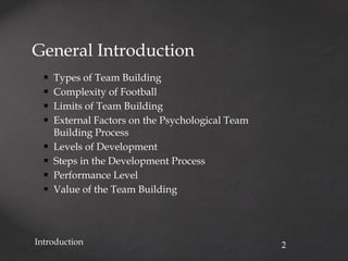 Team building - Football/soccer | PPT