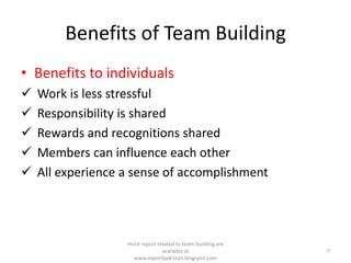 Team building | PPT