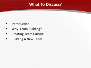 Team Building | PDF