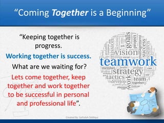 Team building Presentation | PPTX