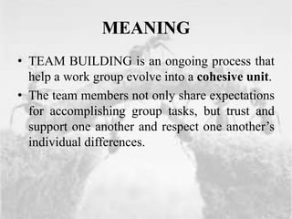 Team building | PPTX