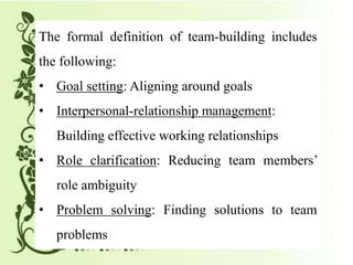 Team building | PPTX