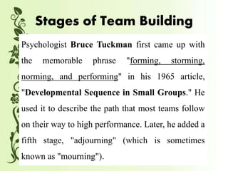 Team building | PPTX