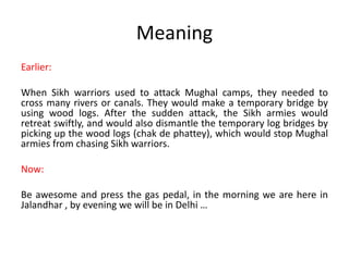 Team building lessons from Chak De | PPTX