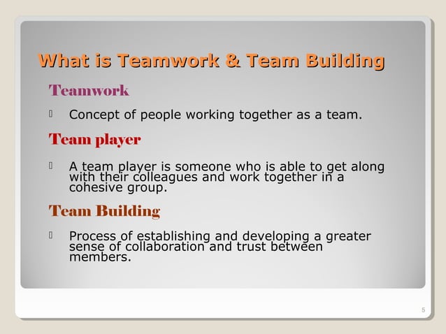 Team building | PPT