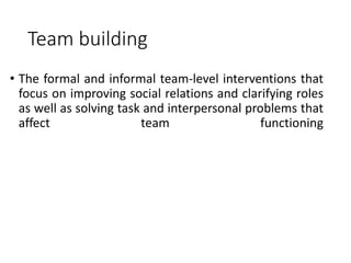 Team building | PPT