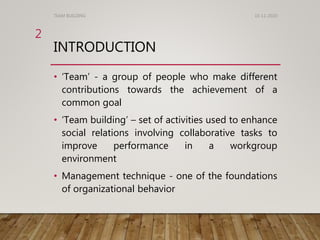 Team building | PPTX