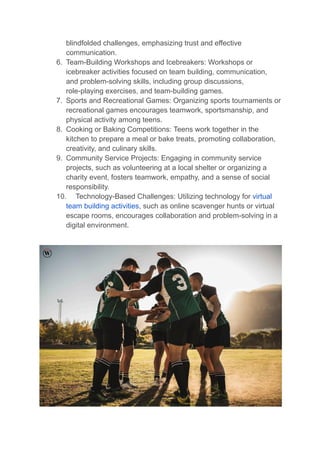 Team Building Activities for Teens_ Fostering Connection and Growth.pdf