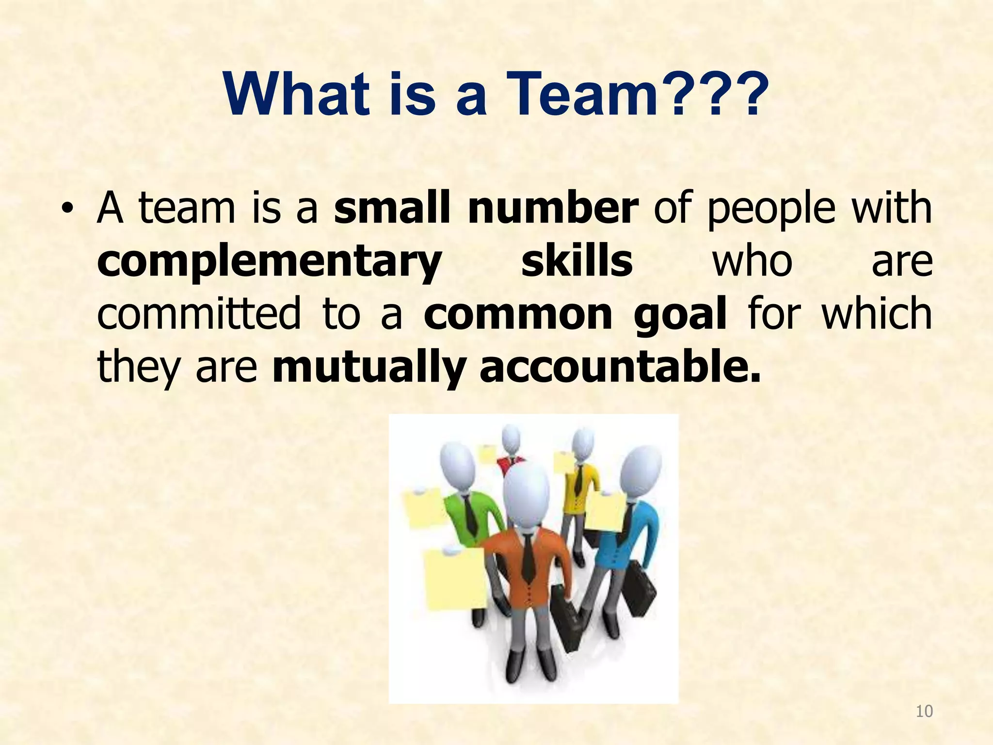 Team building and team work | PPTX