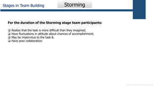 Team building and team work | PPT