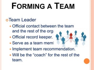 Team building and teamwork | PPTX