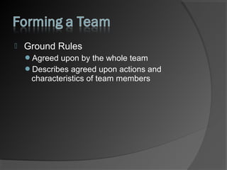 Team building and teamwork | PPT