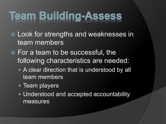Team Building and Teamwork Slideshow (Final).ppt | Human Resources ...