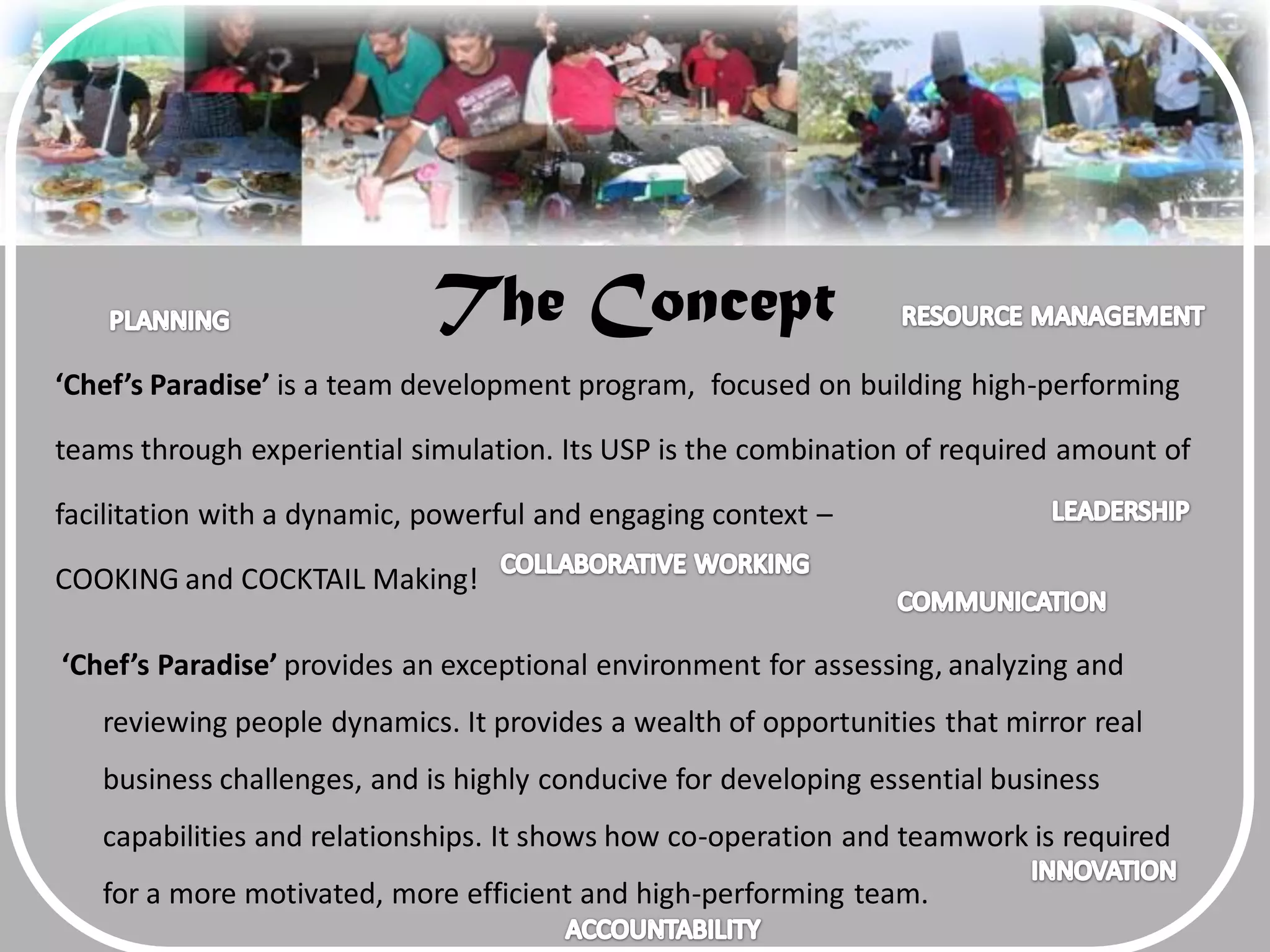 Team Building - Chefs Paradise | PPT | Free Download