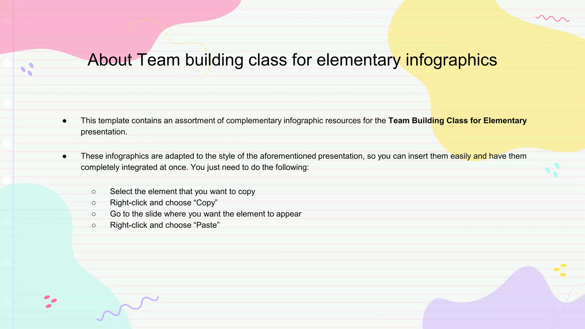 Team Building Class for Elementary Infographics by Slidesgo.pptx