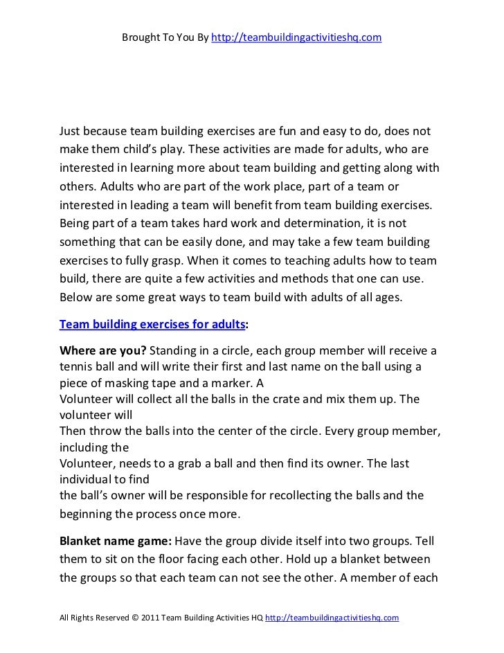Team Building Exercises For Adults team-building-exercises-for-adults