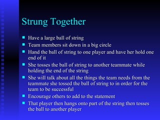 Team building for coaches | PPT | Soccer | Sports