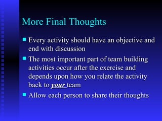 Team building for coaches | PPT | Soccer | Sports