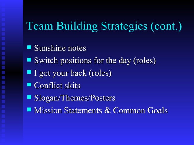 Team building for coaches | PPT