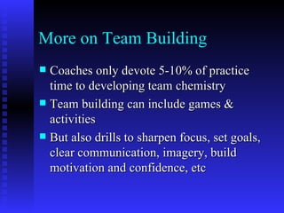 Team building for coaches | PPT
