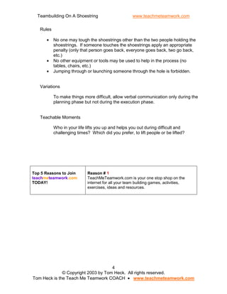 Team building games | PDF