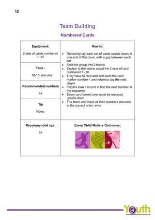 Team building games | PDF