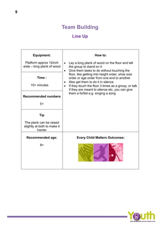 Team building games | PDF