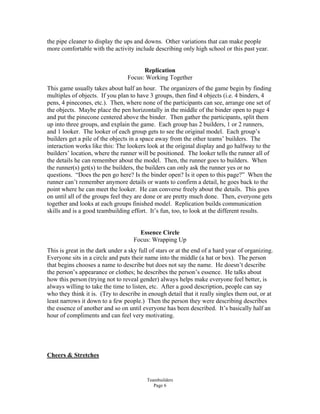 Team Building Games Outbound Training | PDF