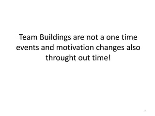 Team Building & Motivation | PPTX