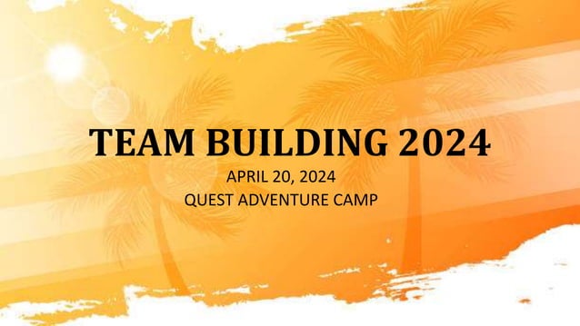 Team Building Orientation For Employees of Company | PPT