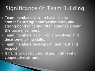 Team building powerpoint | PPTX