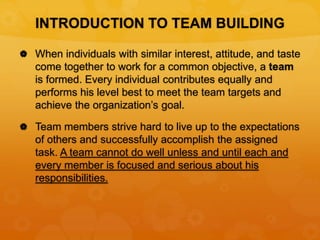 Team building | PPTX