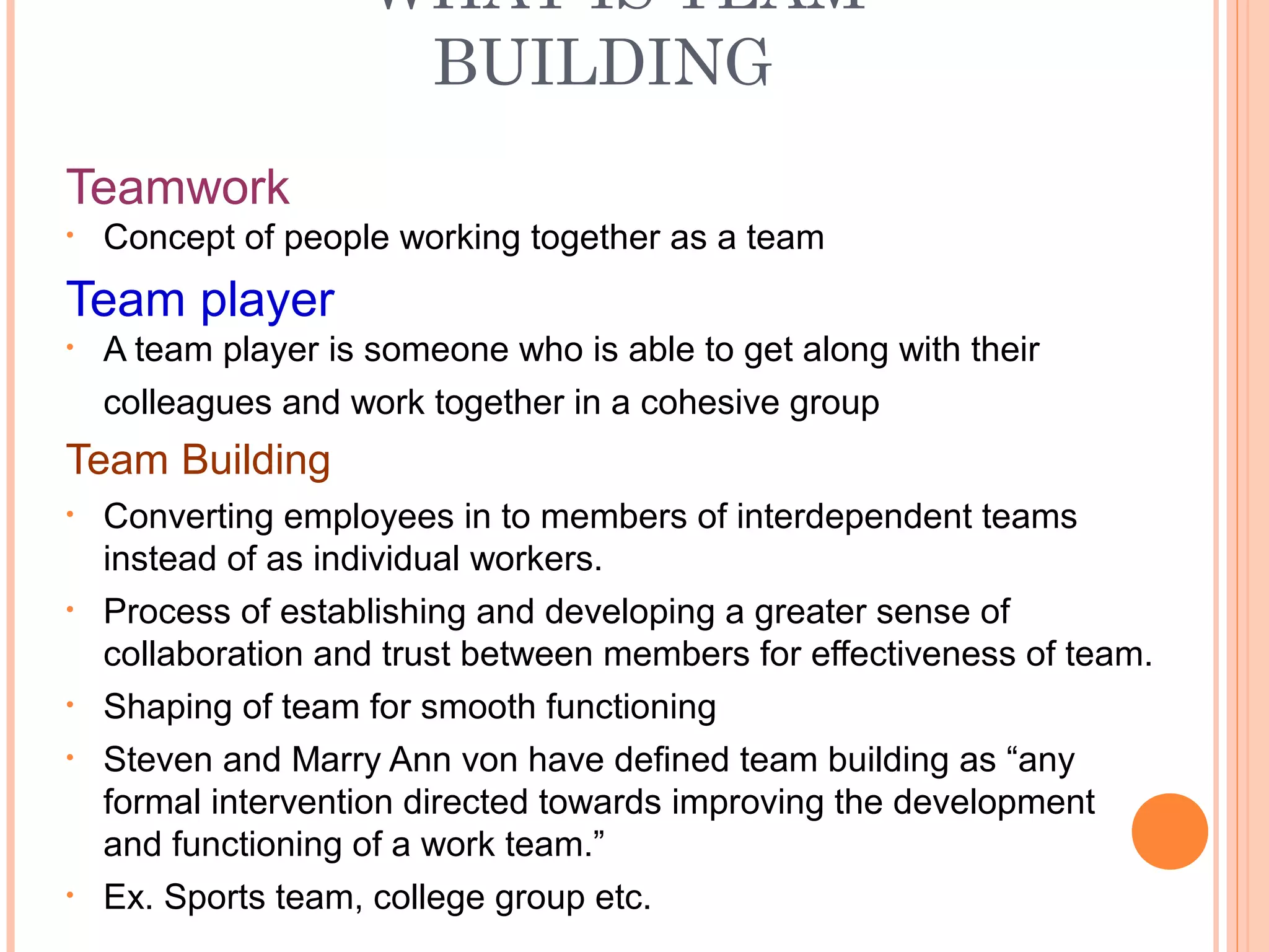 Team building ppt | PPT