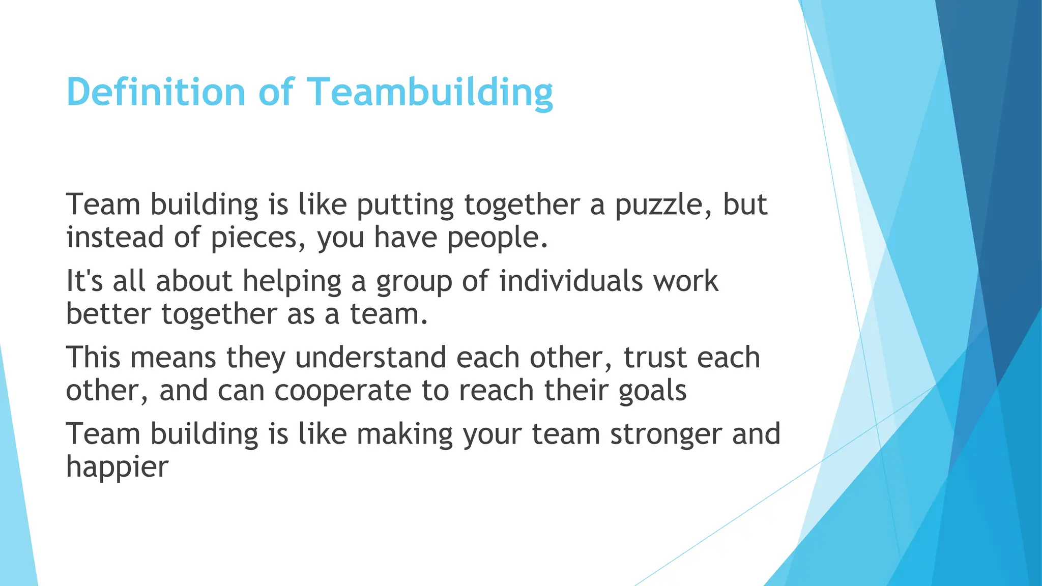 team building ppt.pptx for office and workplace | PPTX