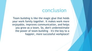 team building ppt.pptx for office and workplace | PPT