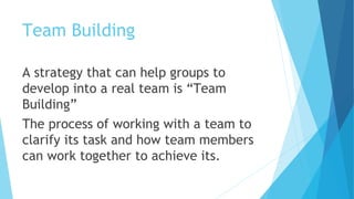 team building ppt.pptx for office and workplace | PPT